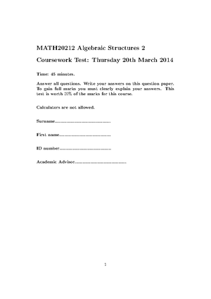 MATH20201 exam2019 - Exam - MATH Two hours THE UNIVERSITY OF MANCHESTER ...