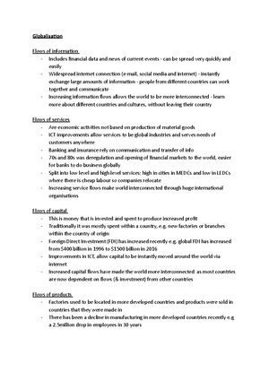 Example 20 marker - ‘Transnational corporations (TNCs) are the most ...