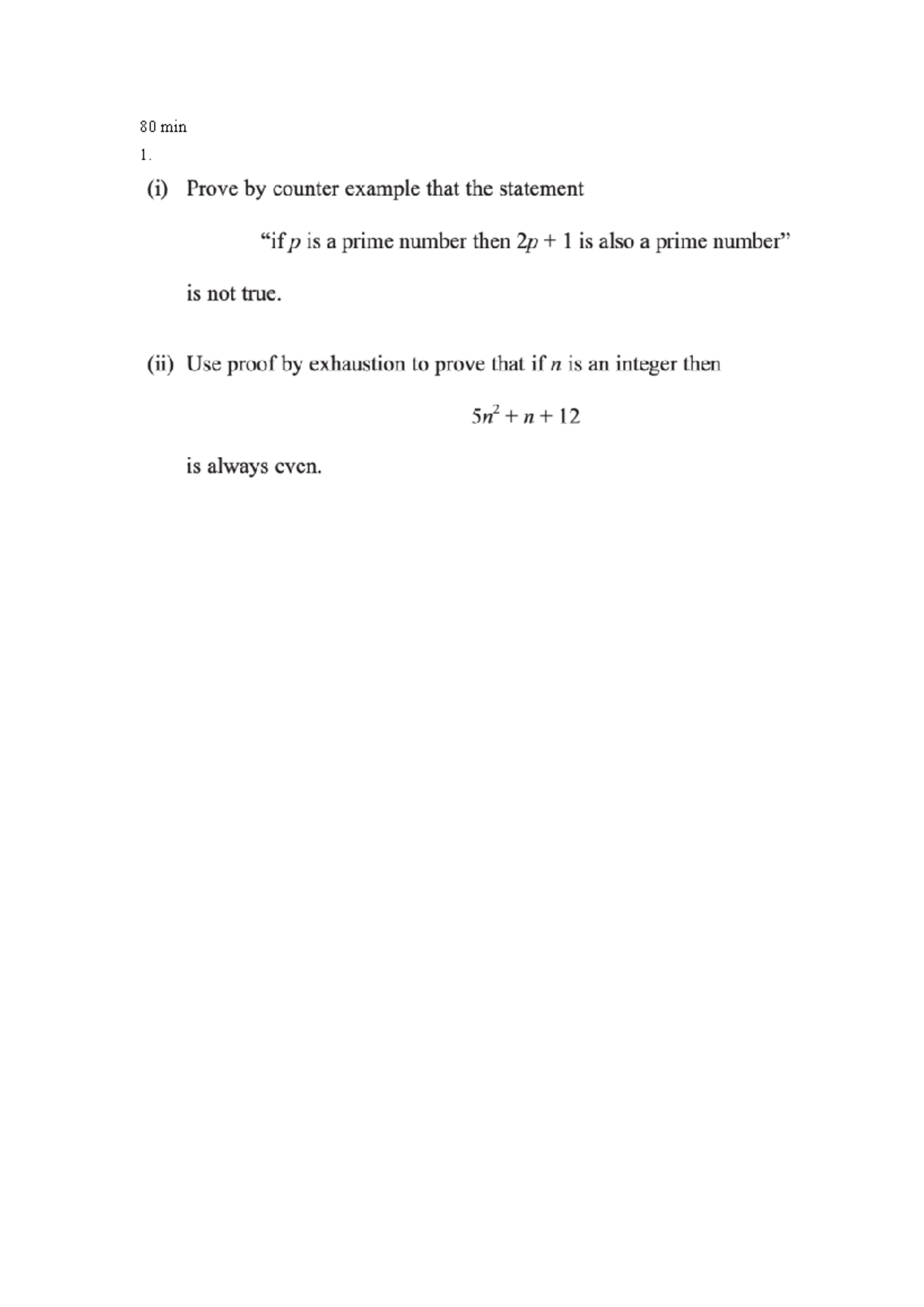 Pure Math 2 Practice Exam 3 - MATH 10B - 80 min - Studocu