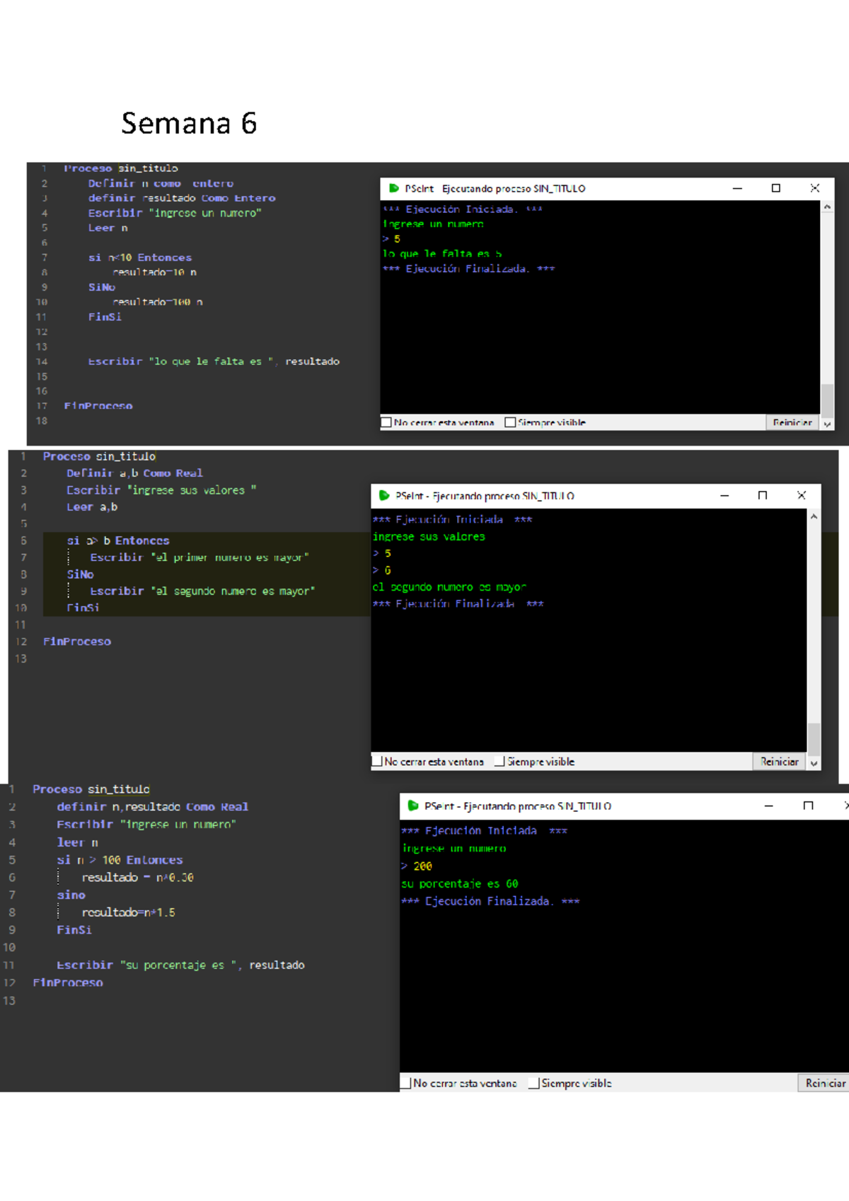 Semana 7 y 8 - Principios de algoritmos - Semana Semana - Studocu