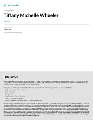 Timisha Shawnta Wiggins-Instant Checkmate Report - Background Report ...