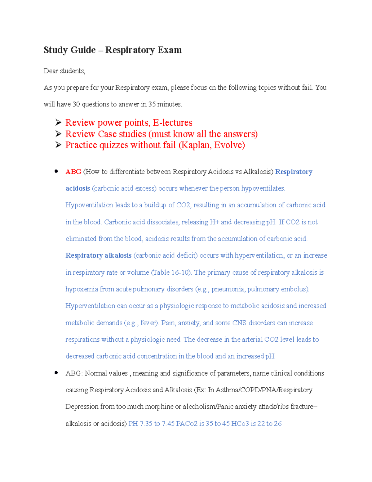 555 - Study Guide Respiratory Exam - Study Guide – Respiratory Exam ...