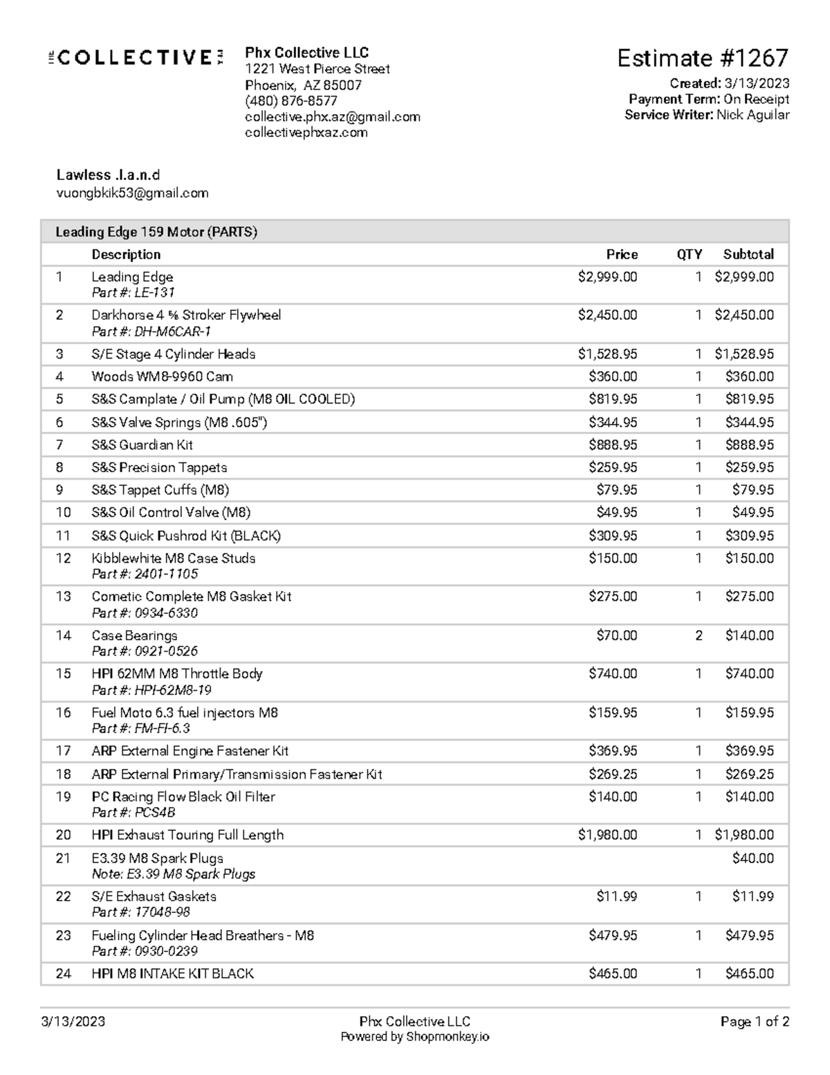 Estimate-1267-160-hp-Motor-Only-Lawless-.l.a.n.d-No-Vehicle - Lawless ...