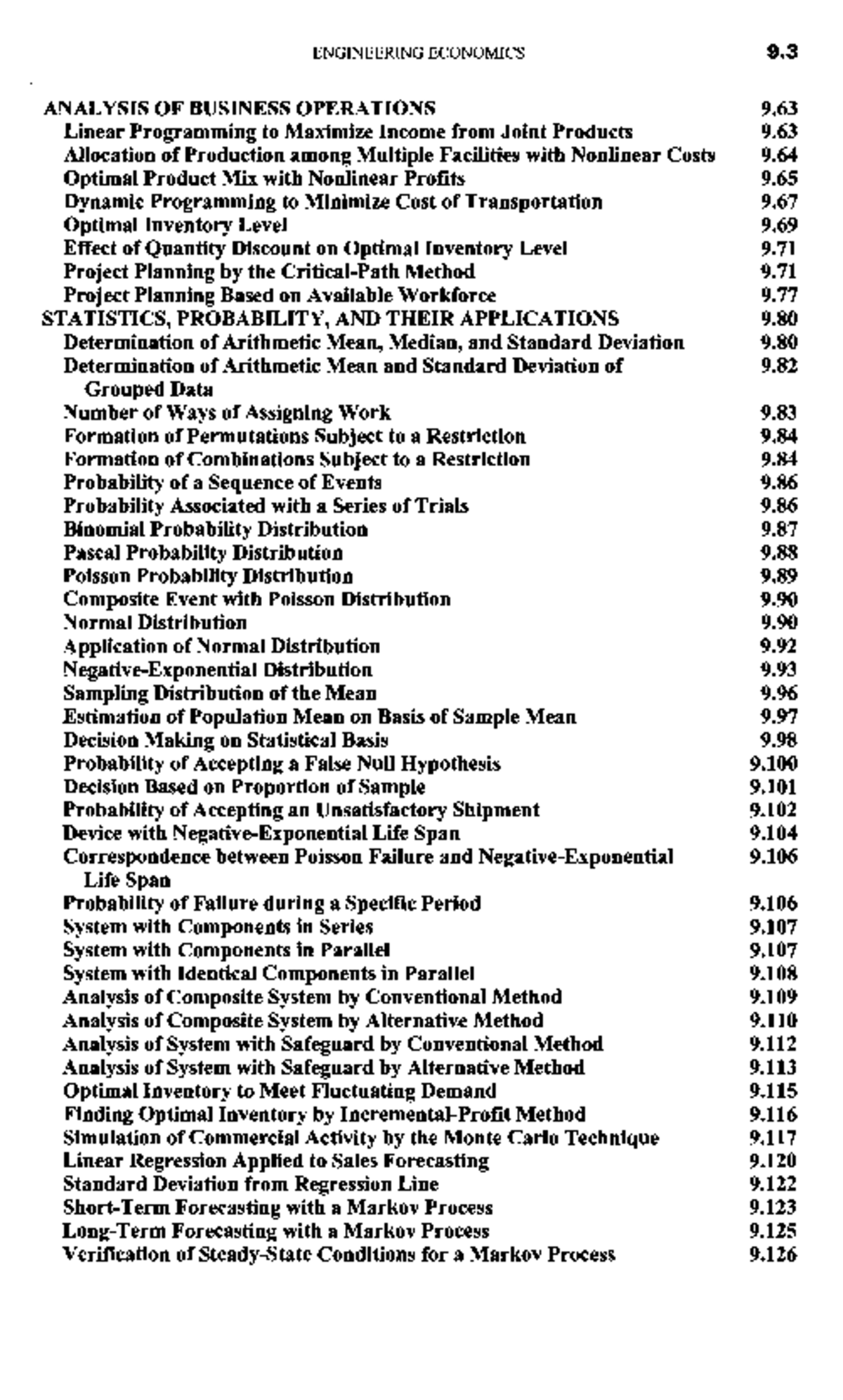 Handbook of civil engineering calculations 93 - ANALYSIS OF BUSINESS ...