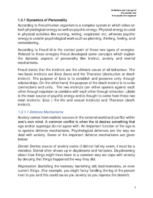 Developmental Epochs - summary - Personality and Personality ...