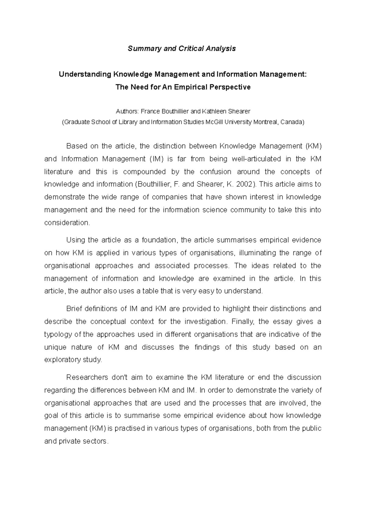 Critical Appreciation And Critical Analysis - Design Talk