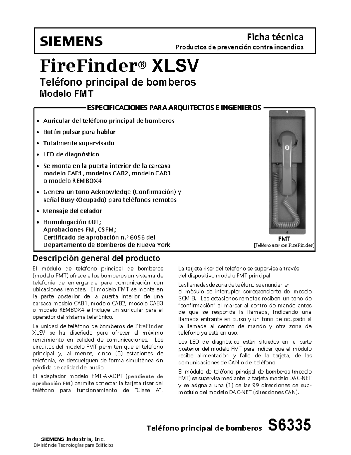 FMT - manual de instalacion de equipos siemens para sistemas daci ...