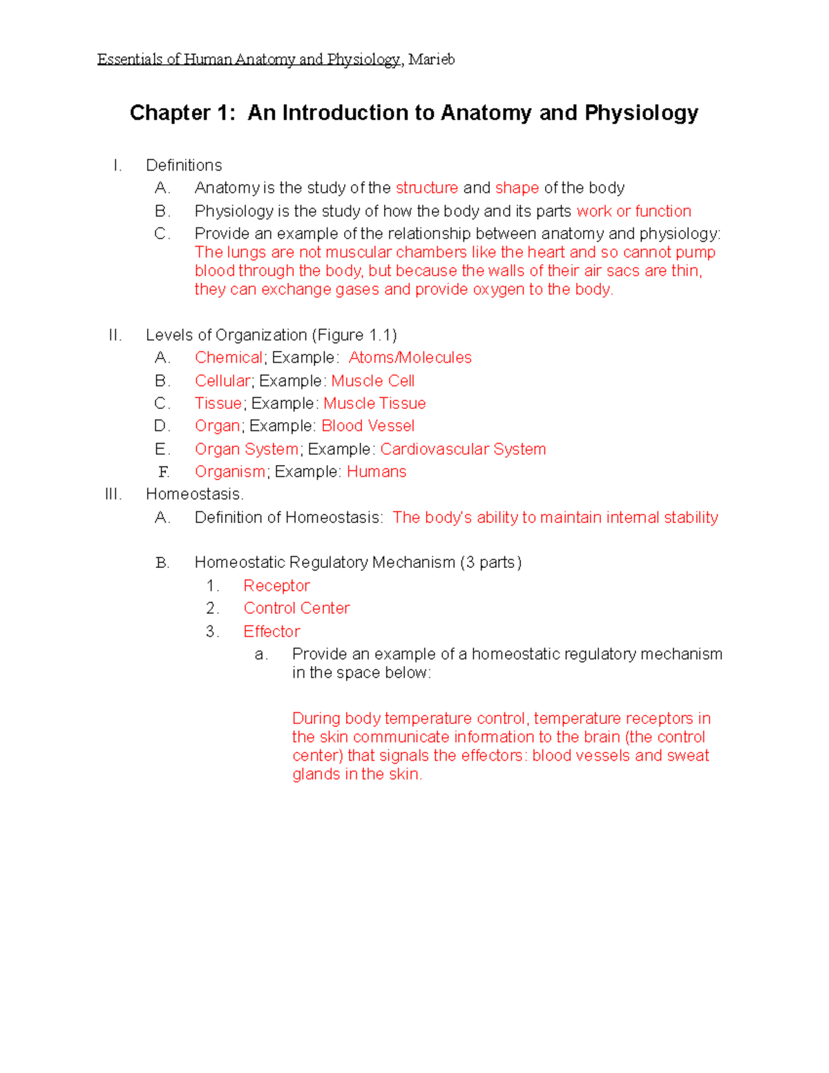 Intro to Anatomy and Physiology - Essentials of Human Anatomy and ...