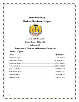 Ambo University awaro campus online student union voting system 1244 ...