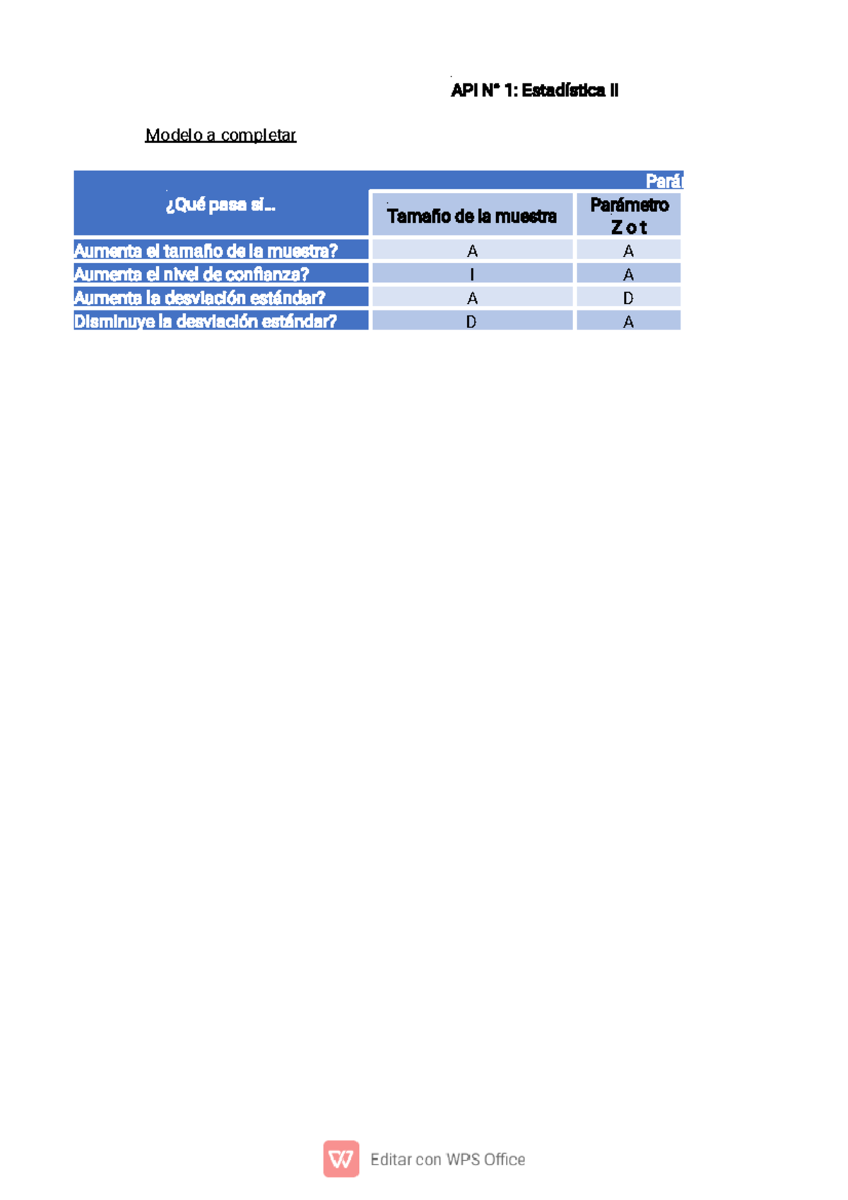 API 1 Estadistica II - Tp N 1 - Herramientas Matemáticas V Estadística II - API N° 1 ...
