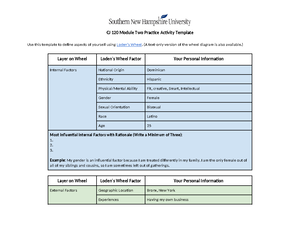 CJ 112 Project One Template - [To complete this template, remove all bracketed text and insert ...