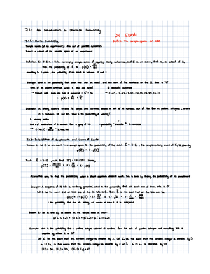 Discrete Mathematics - Comp Sci 2Dm3 - Studocu