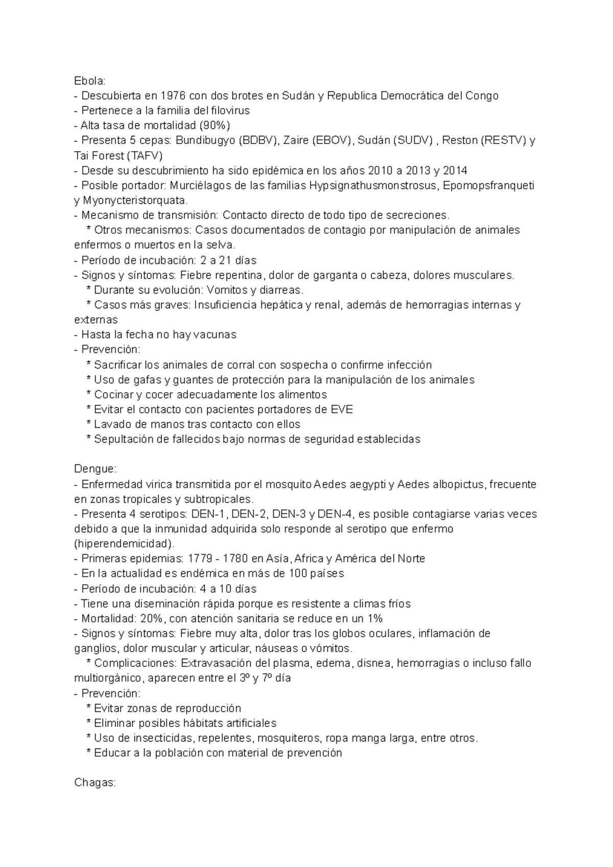 Epi -PC3 - Resumen de la lectura PC3 - Dra Elvia Vargas - Ebola: Descubierta en 1976 con dos ...