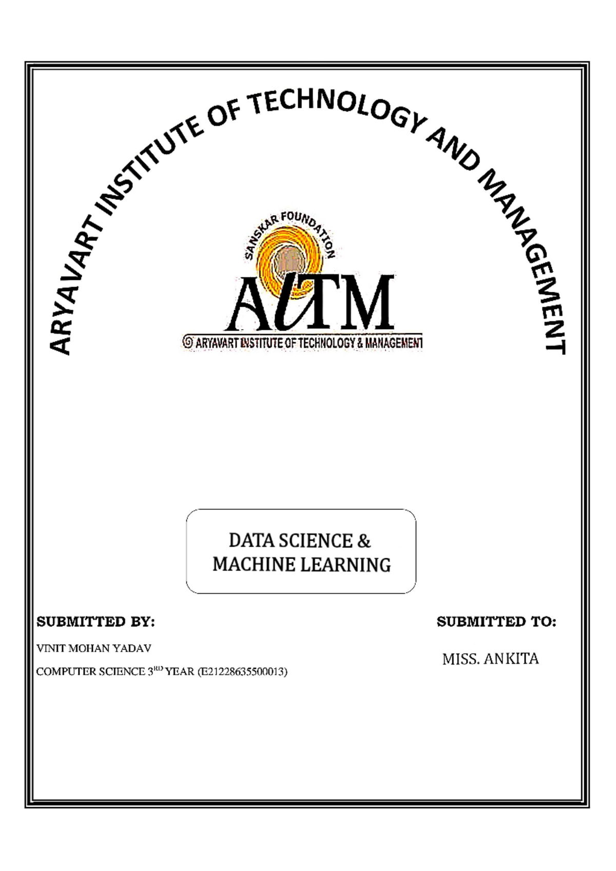Front pge - Computer Science - Studocu