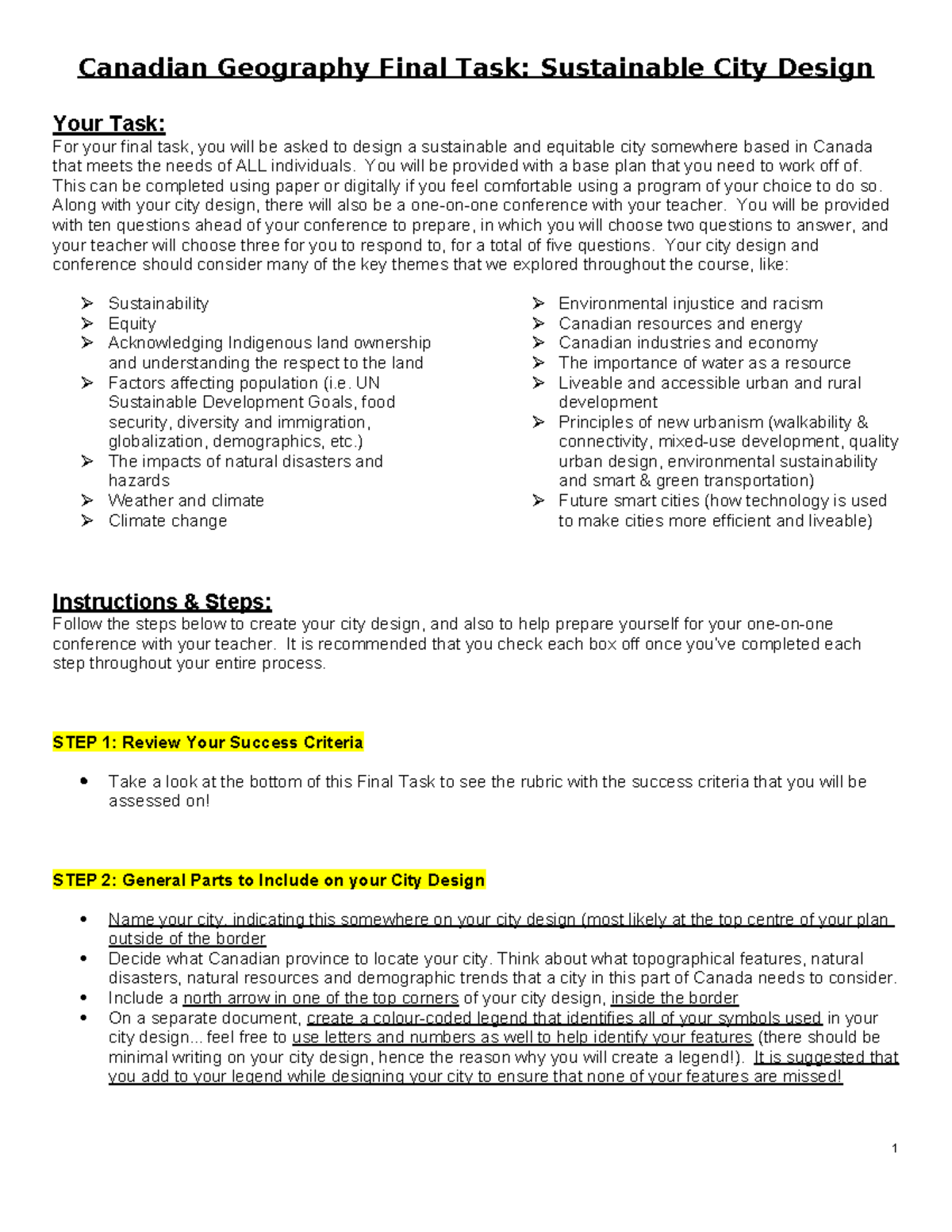 8c0ce767fdb9c3161a438796 da5e9451 - Canadian Geography Final Task ...