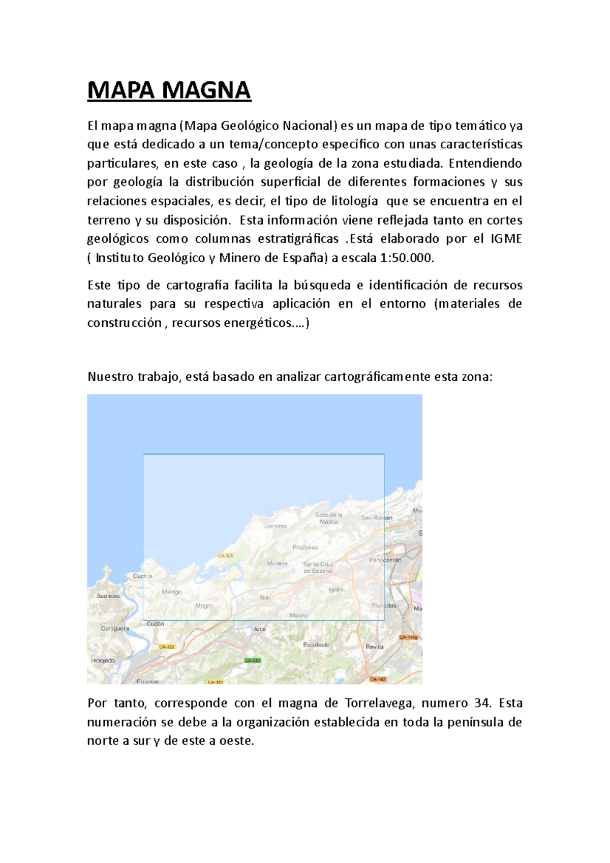 Carto- Magna - MAPA MAGNA El mapa magna (Mapa Geológico Nacional) es un ...