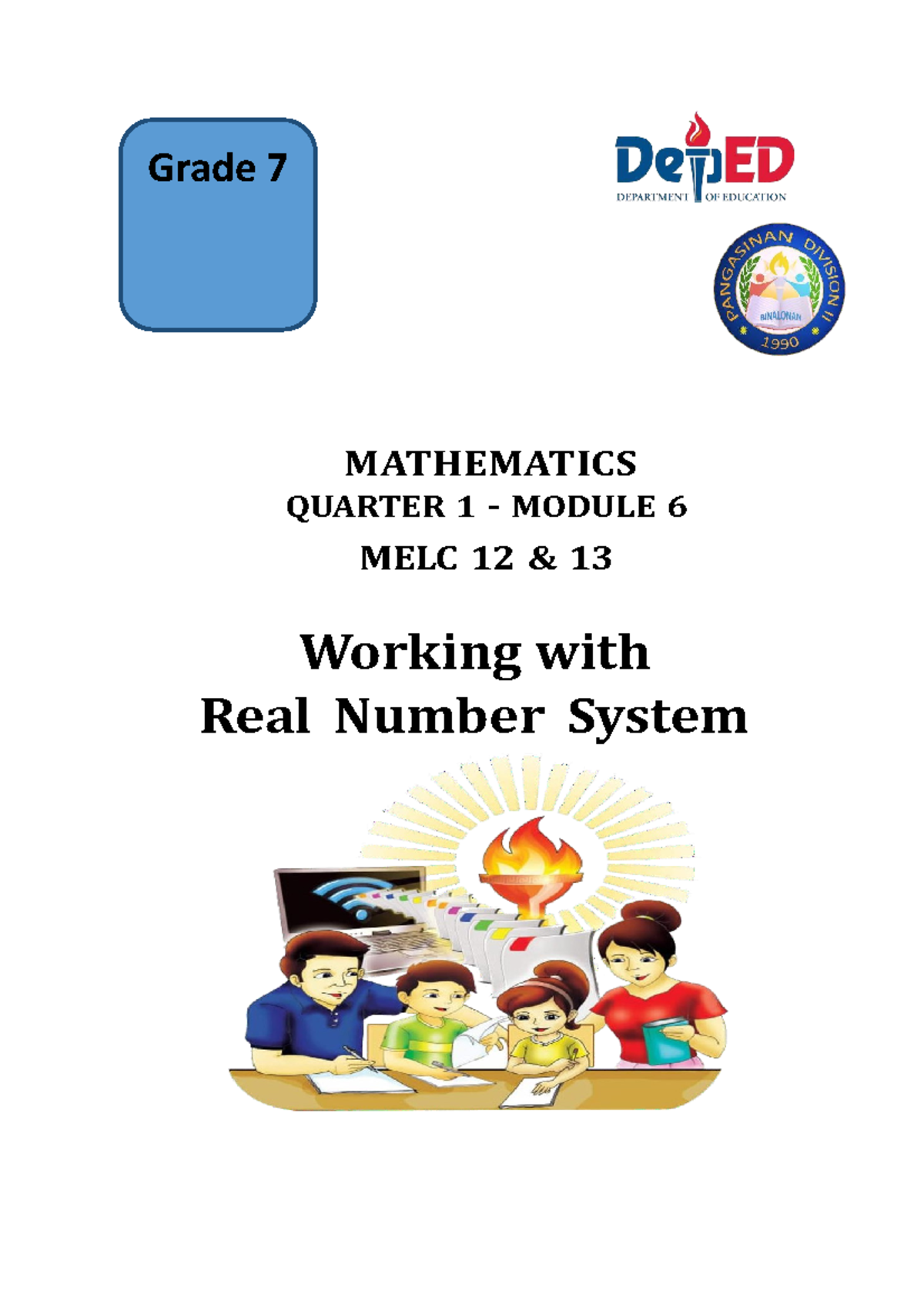 MATH7 Quarter 1 Module-6 MELC-1213 - Grade 7 MATHEMATICS QUARTER 1 ...