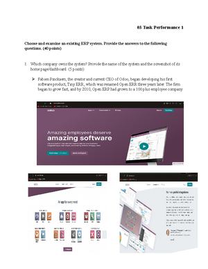 03 Task Performance 1 - 03 Task Performance 1 Choose and examine an ...