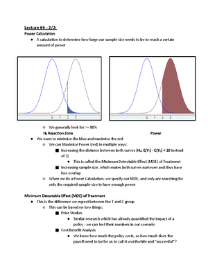 Lecture #5 Notes - Lecture #5 - 1/31: The Standard Normal Distribution ...