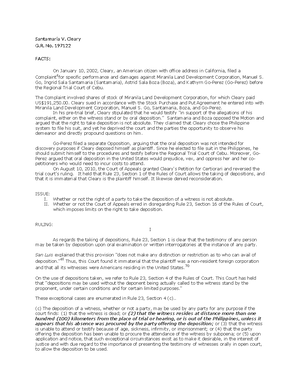 DLSU - 2023 BAR Syllabi CASE Digests - TABLE OF CONTENTS 1 MAYNILAD ...