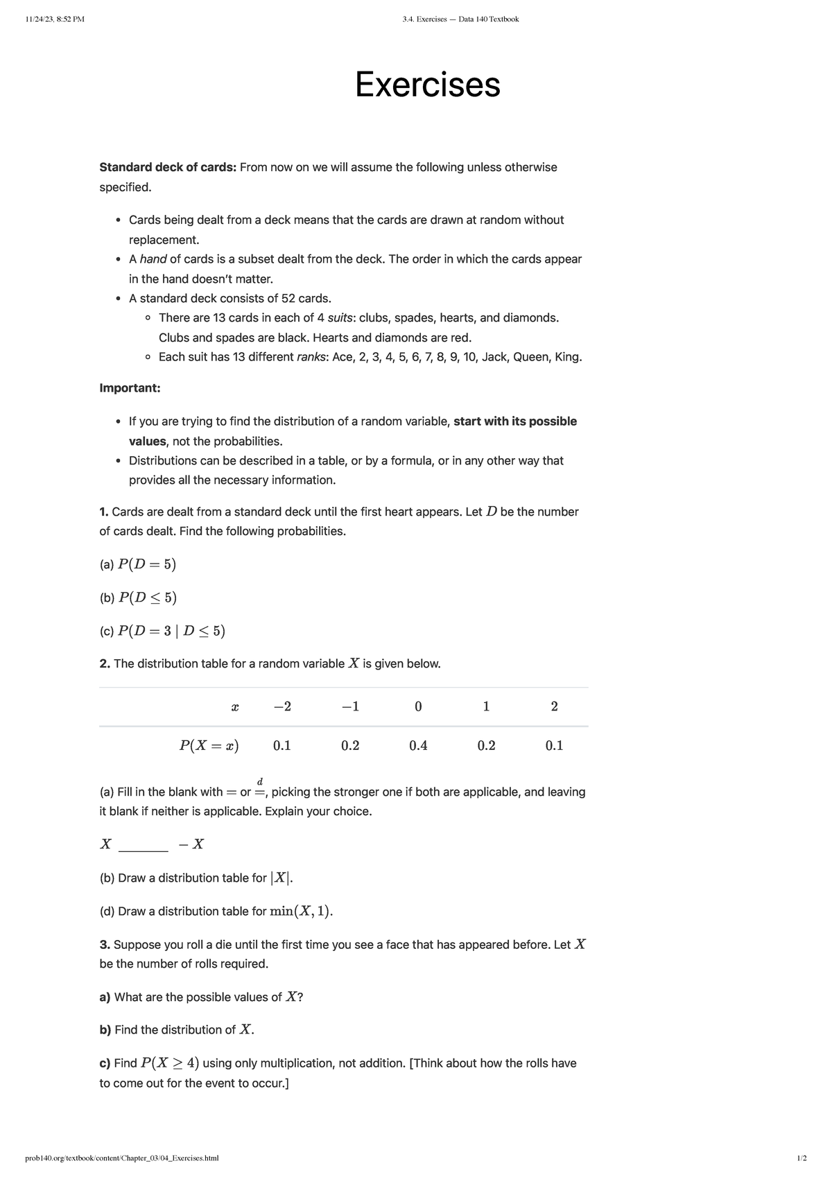 3.4. Exercises — Data 140 Textbook - 11/24/23, 8:52 PM 3. Exercises — Data 140 Textbook - Studocu