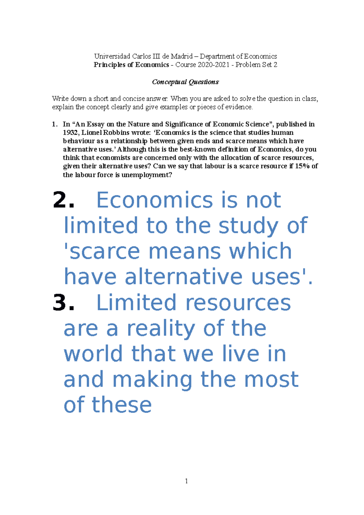 Exercises SET 2 - Universidad Carlos III de Madrid – Department of ...