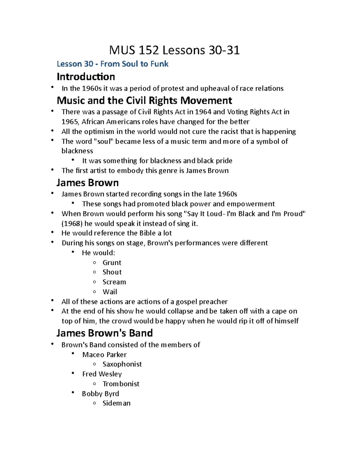 MUS 152 Lessons 30-31 - Notes from the Text-books - MUS 152 Lessons 30 ...