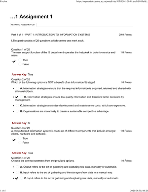 Extra Tutorial Notes - AIN1501 - Unisa - Studocu