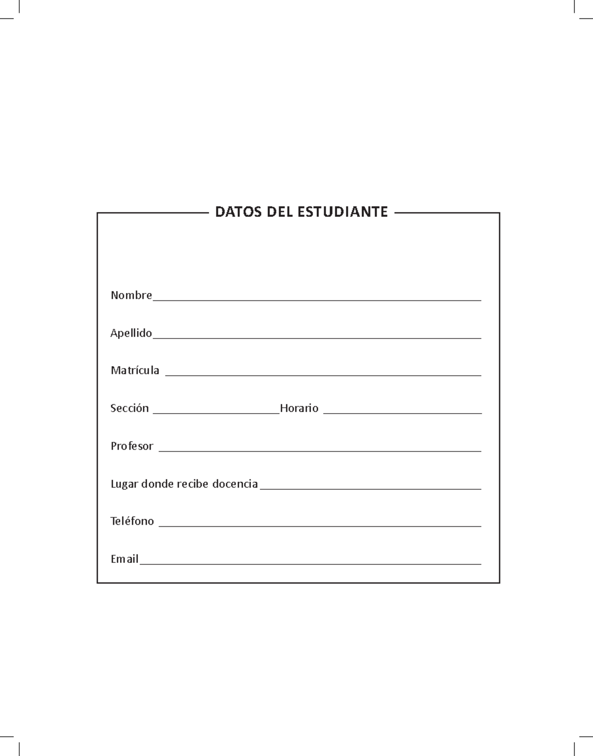 Manual de Educaci Ã³n FÃ­sica - DATOS DEL ESTUDIANTE - Studocu