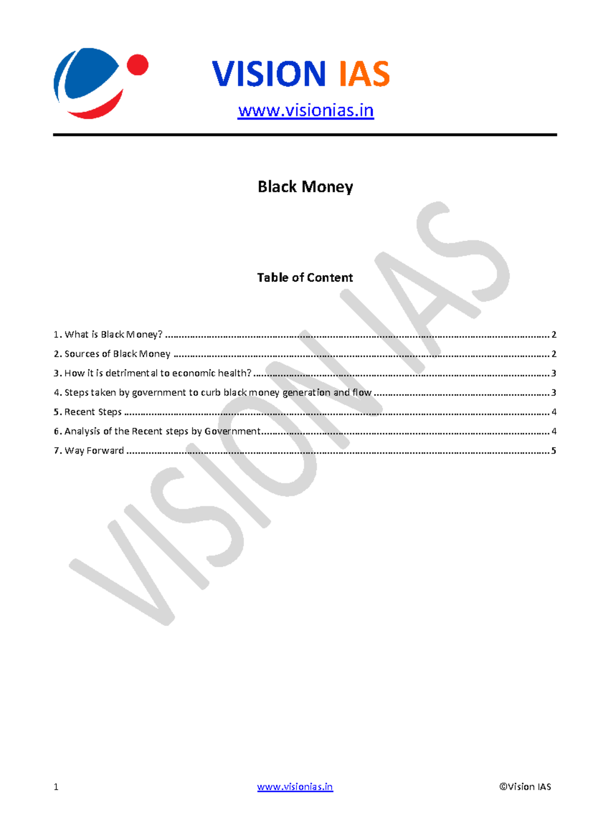 Black Money - - Studocu