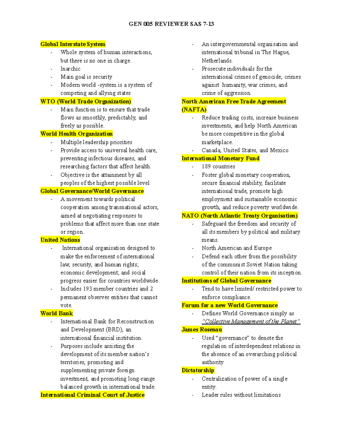 GEN 005 Reviewer SAS 7 13 - Global Interstate System - Whole system of ...