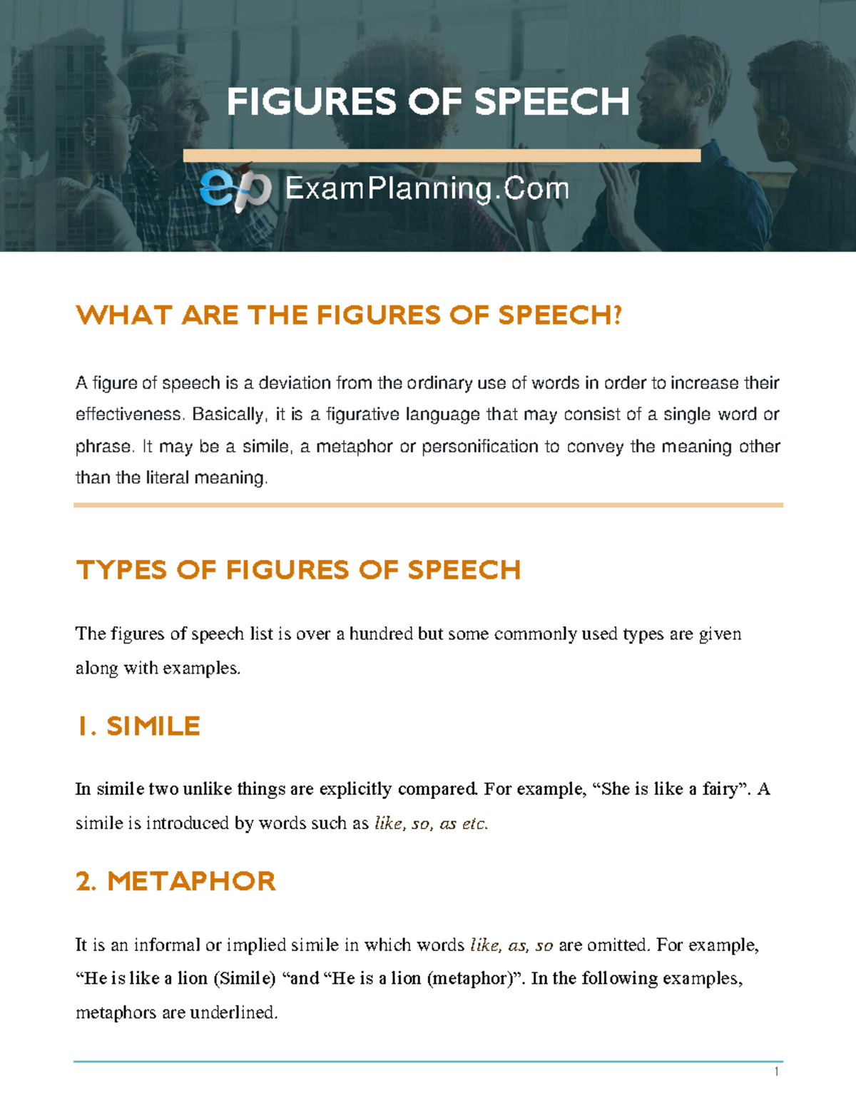 Figures of speech pdf - The document is for those who need it ...
