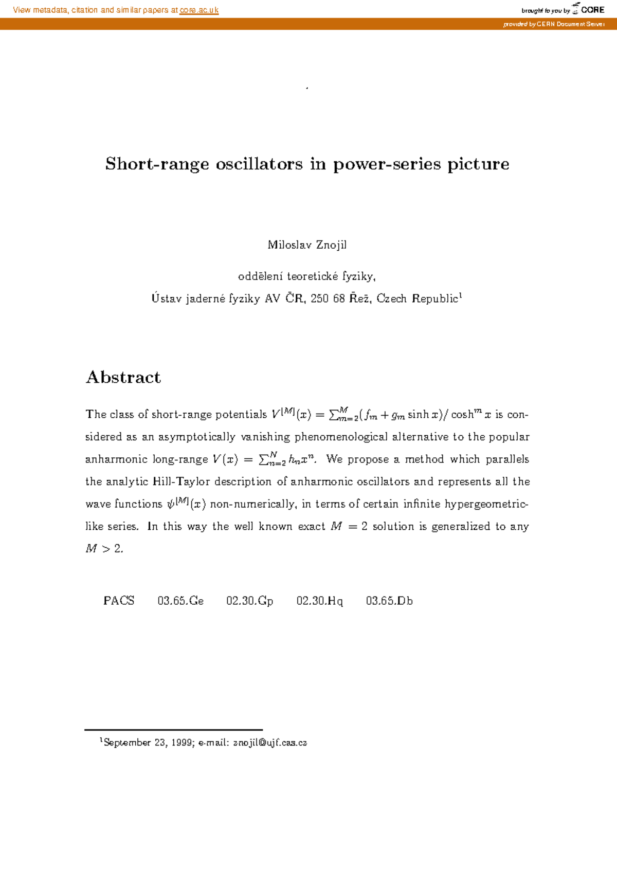 25267832 - Cours - . Short-range oscillators in power-series picture ...