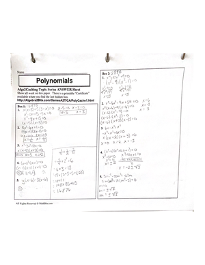 Chapter 5 Notes 5.1 - 5.5 - MAT187 - Studocu