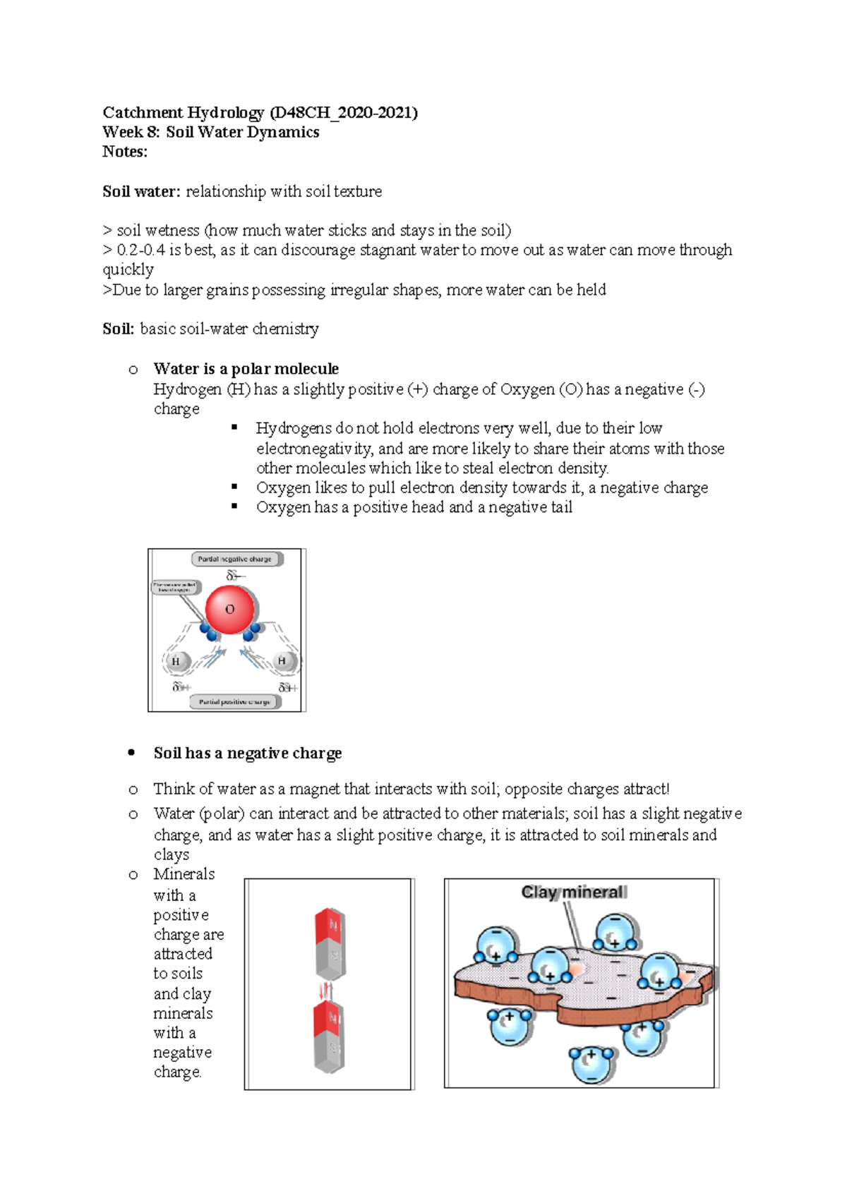 Week 8 - Catchment Hydrology - Catchment Hydrology (D48CH_2020-2021 ...