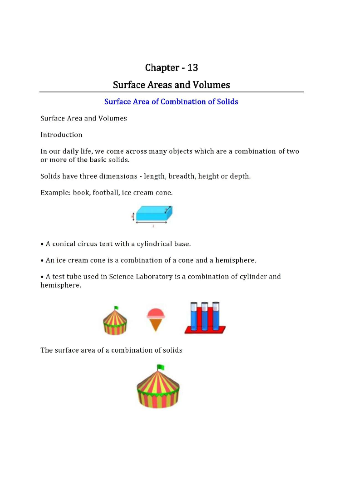 Selfstudys com file - You are not virgin - Chapter 13 Surface Areas and ...