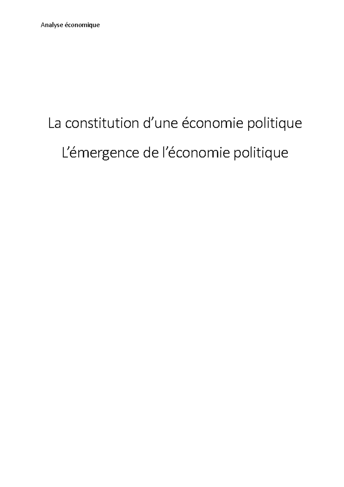 Analyse économique CM Complet - Warning: TT: undefined function: 32 Warning: TT: undefined ...