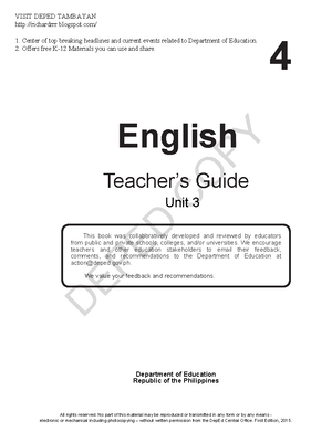 Learning Progress and Achievement Grade 3 QCVuarter 2 2023 2024 ...