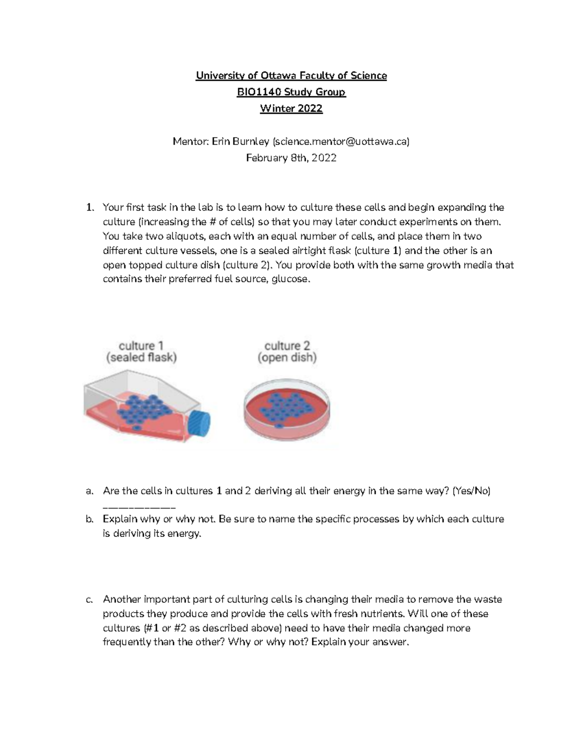 Midterm 1 bio practice - Studocu