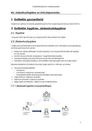 Begrippenlijst - Hygiëne Het in stand houden van de gezondheid en ...