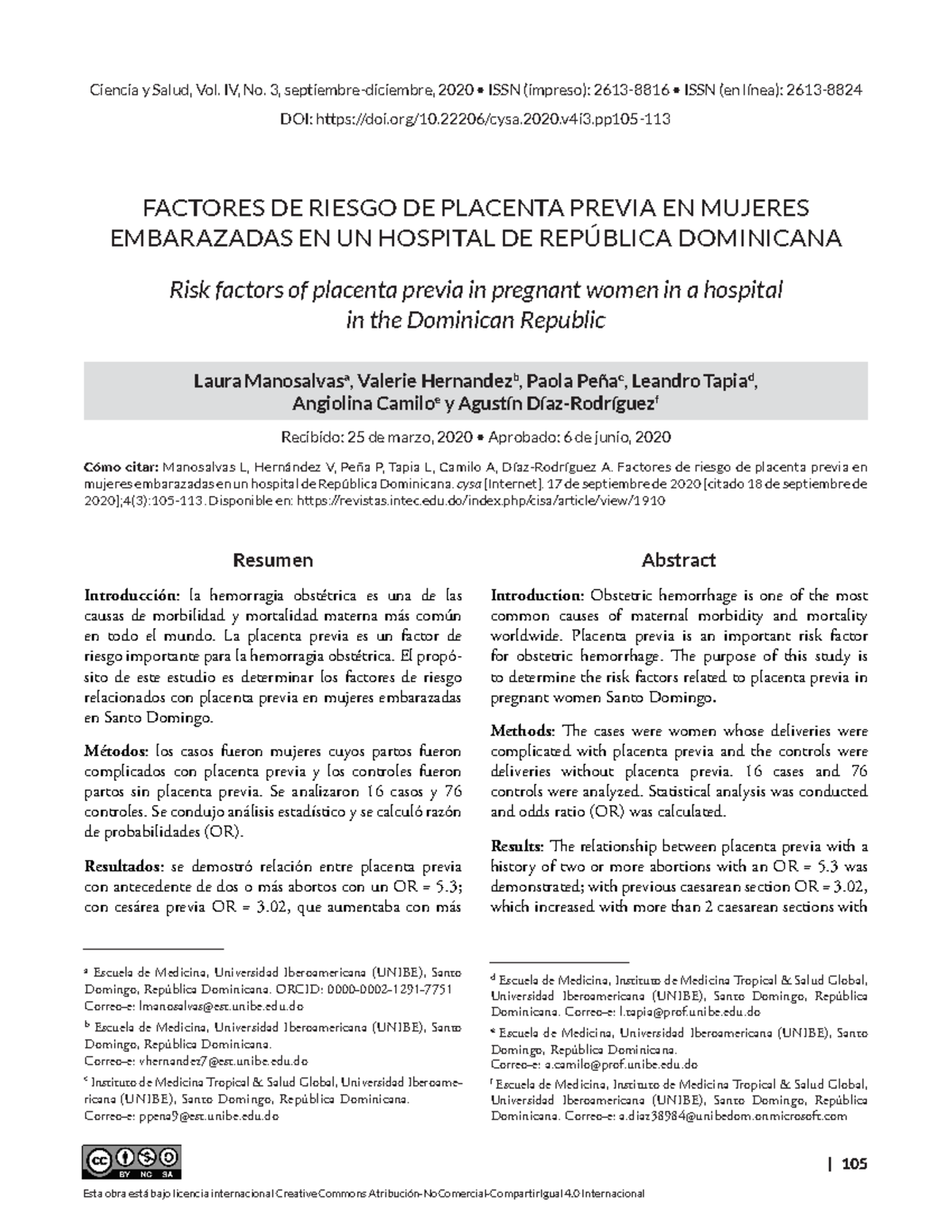 Dialnet-Factores De Riesgo De Placenta Previa En Mujeres Embarazad ...