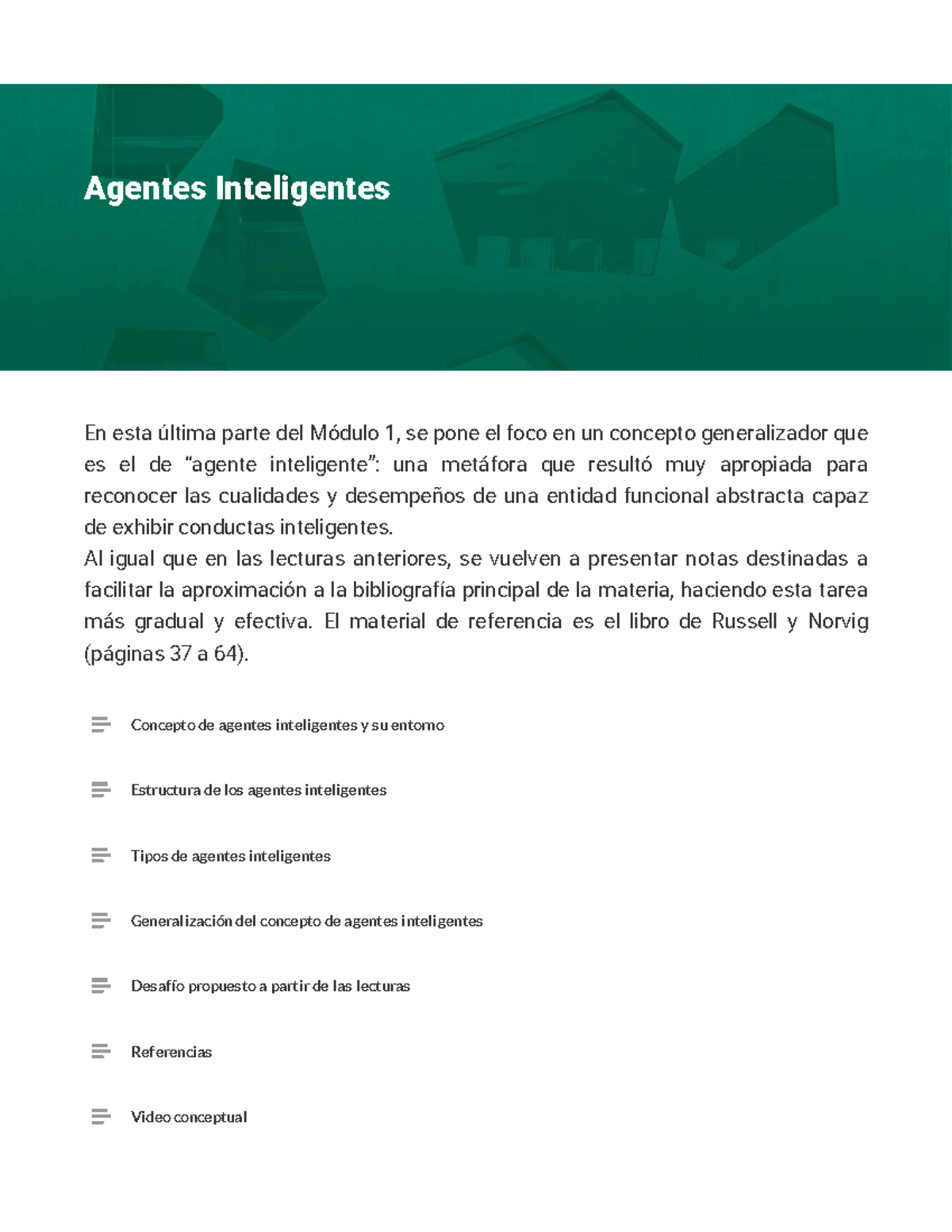 Módulo 1 - Lectura 4 - asdada - En esta última parte del Módulo 1, se ...