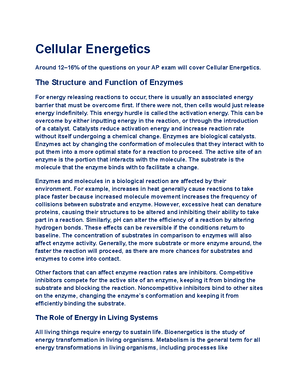 Advanced CELL Biology Notes 1 - ADVANCED CELL BIOLOGY One of the key ...