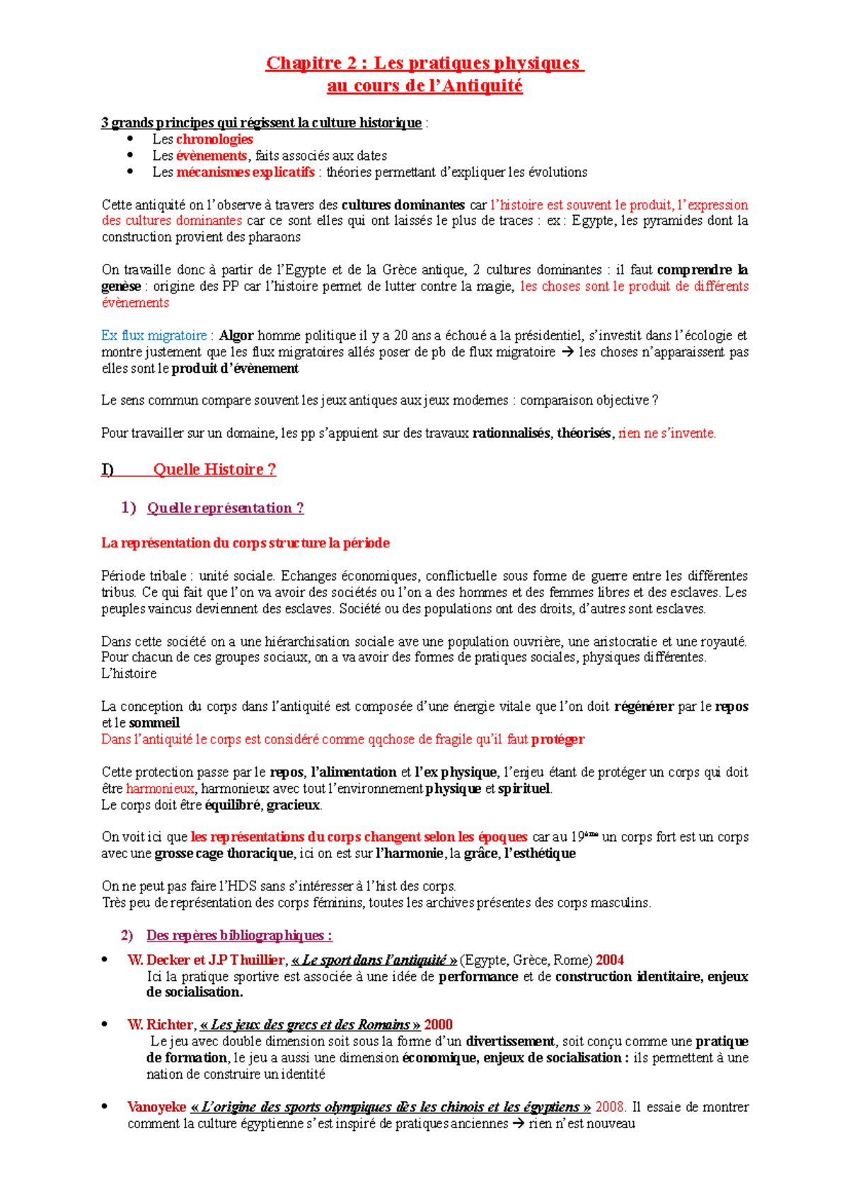 Chapitre 2 - AP au cours de l'antiquité - Chapitre 2 : Les pratiques ...