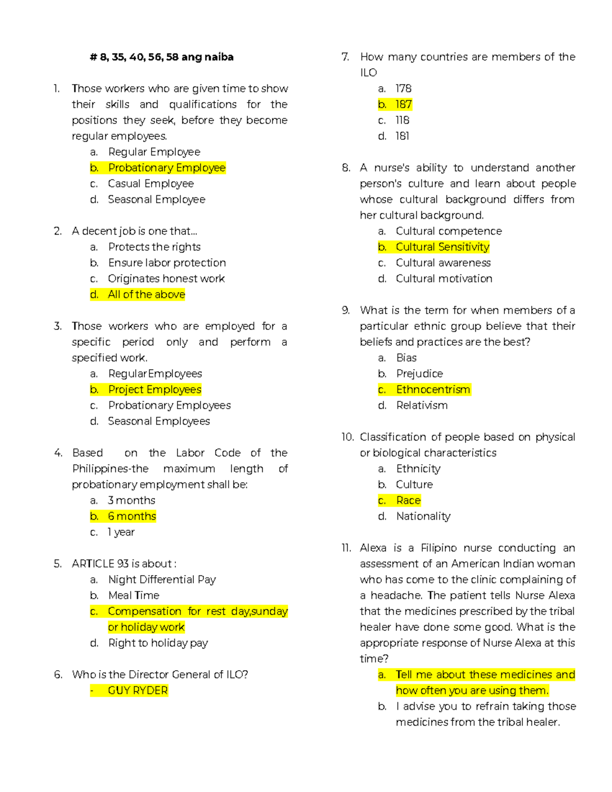 Naevis- Aemen - Harhar - bs nursing - SWU - Studocu