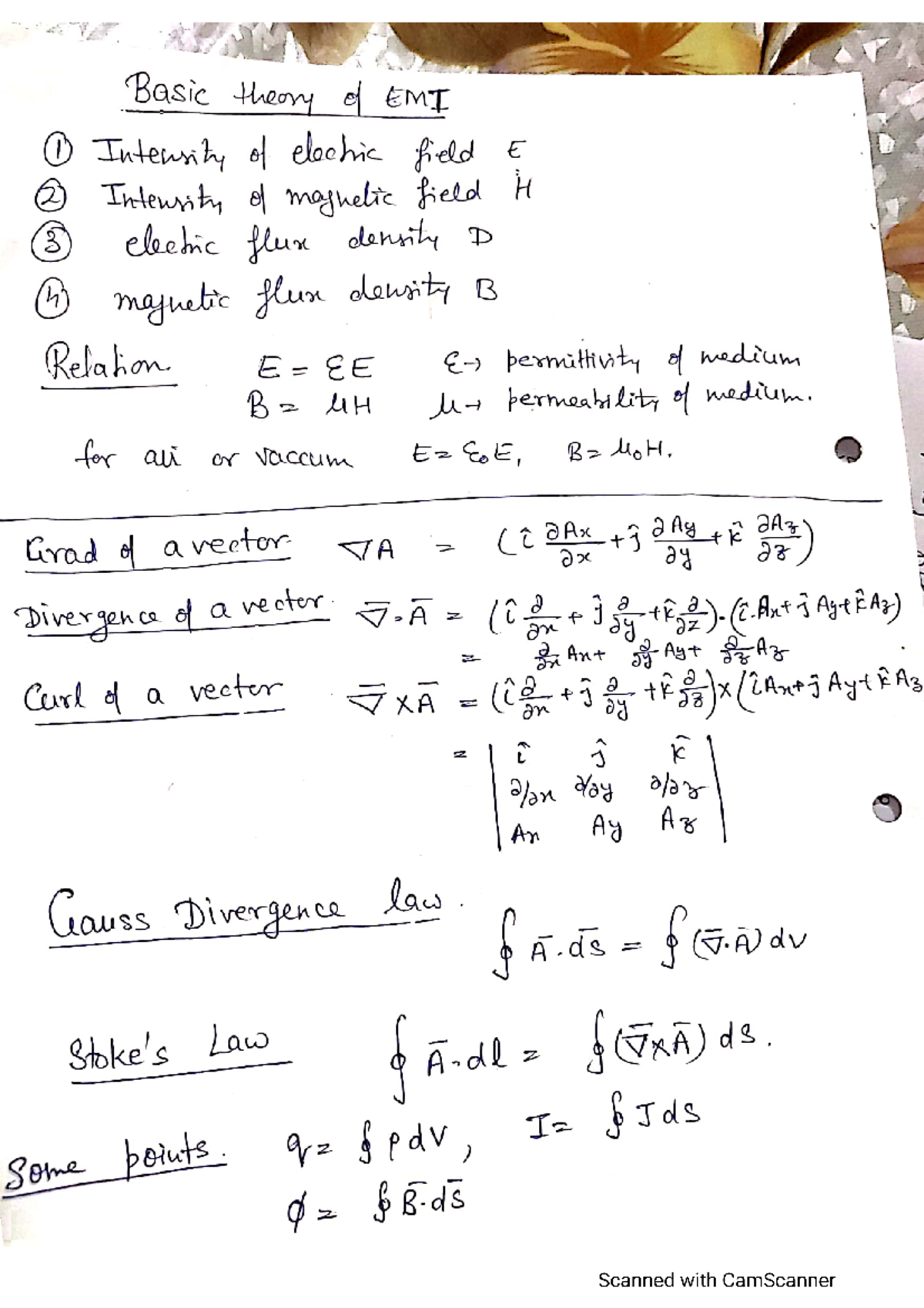 EM Waves - b.sc - Studocu