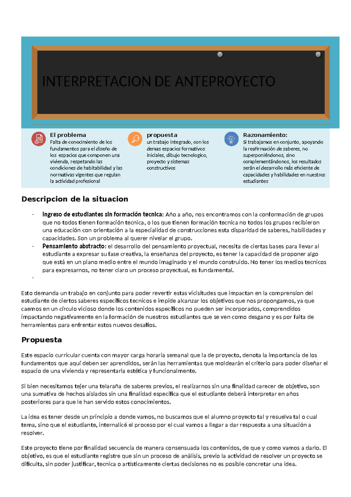 Proyecto IAP - BUDA Gabriel - El problema Falta de conocimiento de los ...