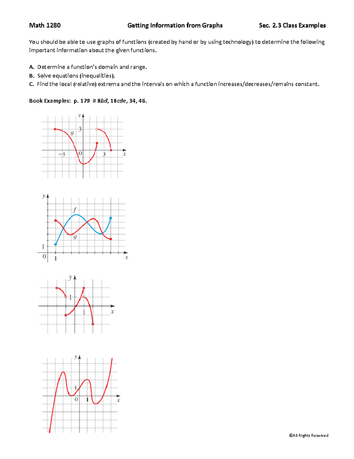Notes (flipped) - Sec. 2 - Math 1280 Getting Information from Graphs ...