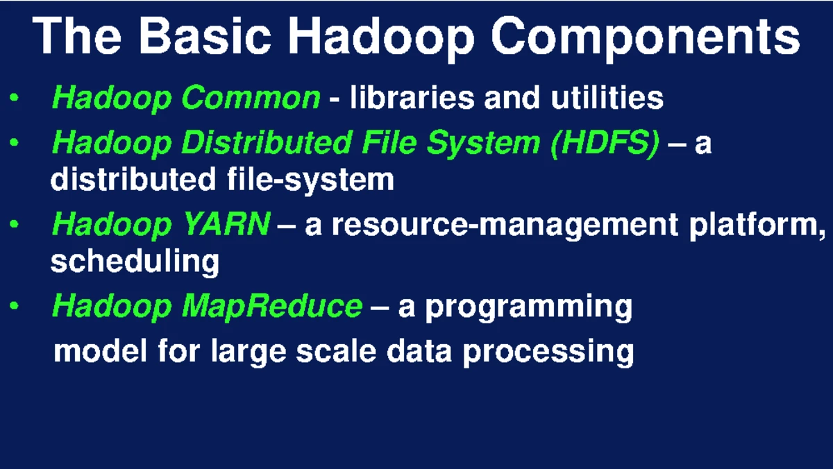 UNIT 4 - UNIT 4 BDA - UNIT IV BASICS OF HADOOP 6 Data format – analyzing data with Hadoop ...