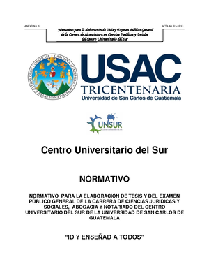 Dictamen Asesor USAC - Tesis derecho usac - Guatemala, 07 de octubre ...
